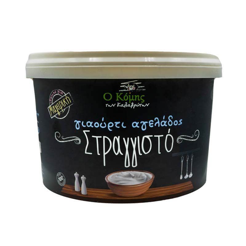Γιαούρτι Στραγγιστό 10% Λιπ. 5kg Κόμης • Μόσχος Φάντης • Ρόδος
